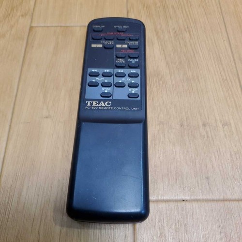 TEAC Rc-622 Double Cassette Deck Remote for W-780 Tested for sale ...