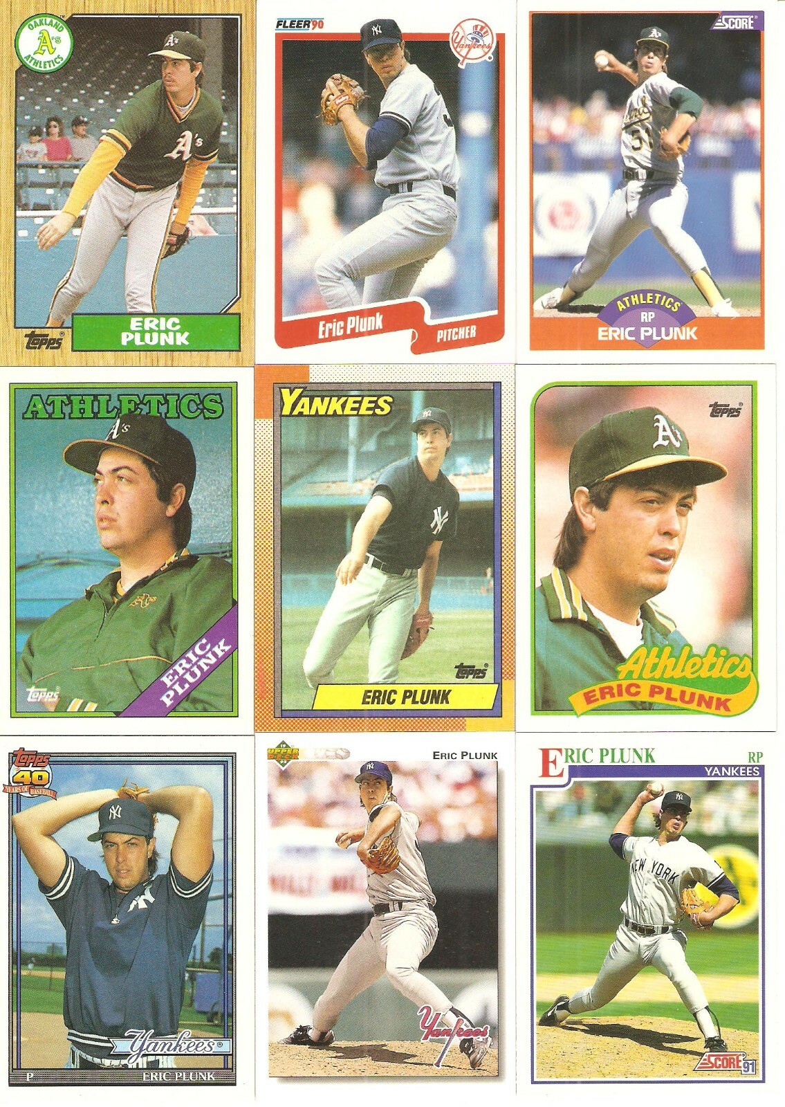 18 CARD ERIC PLUNK BASEBALL CARD LOT 577 EBay 18-card-eric-plunk-baseball-card-lot-577-ebay