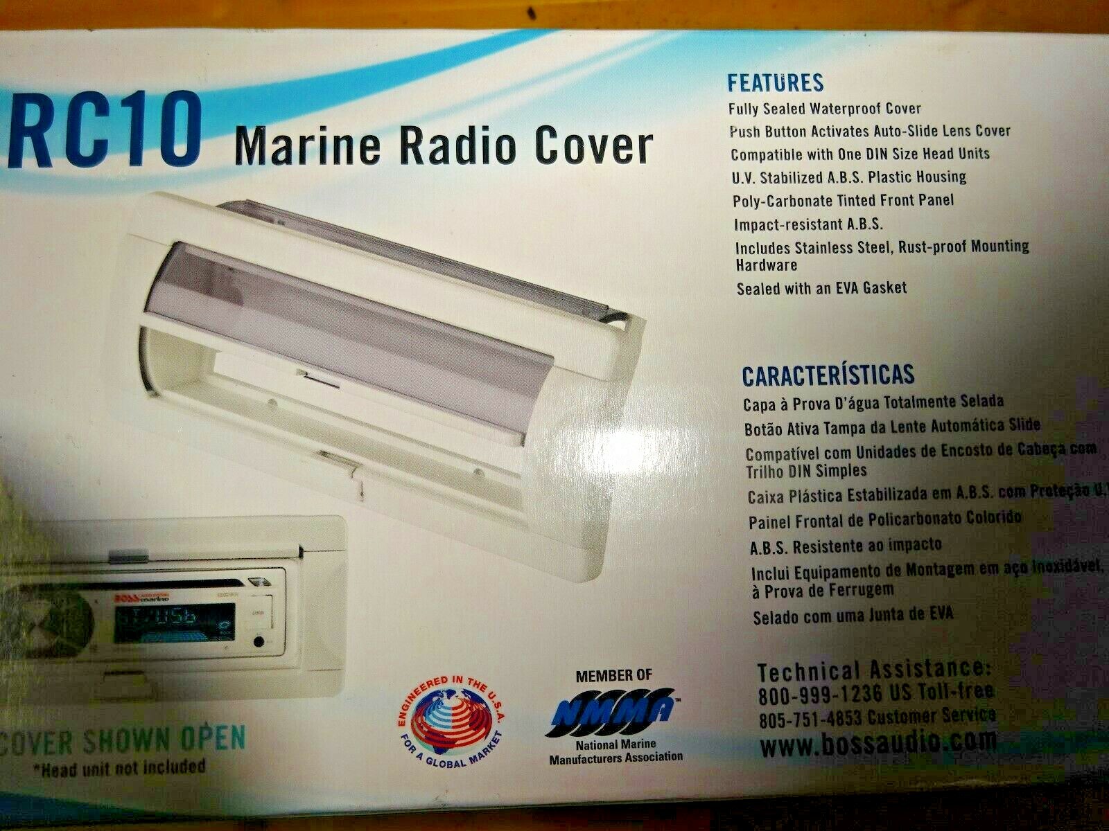 Boss Audio MRC10 Universal Marine Waterproof Radio Cover - White | eBay