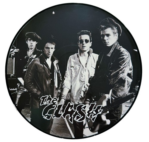 The Clash - Band Photo Picture Disc - Real Vinyl 12" - Upcycled Wall ...