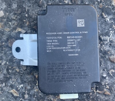 2018-2021 Toyota Tundra Tire Pressure Monitoring Sensor Module 897A0 ...