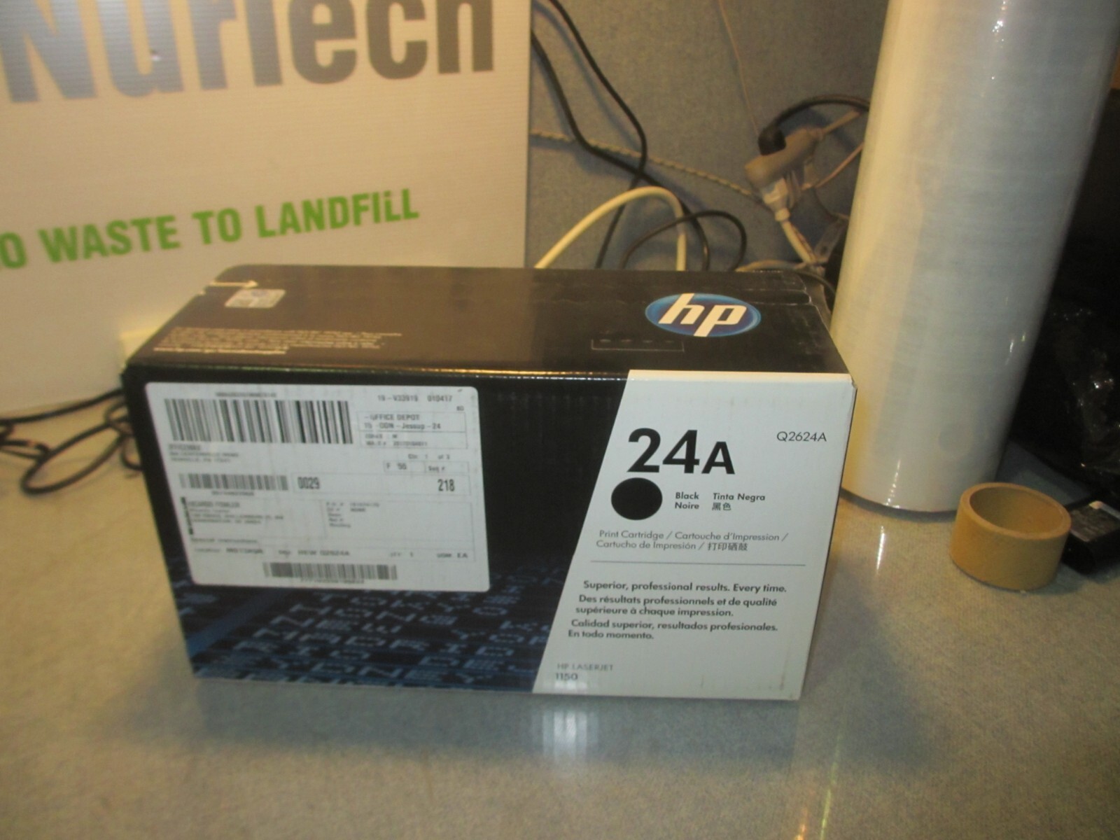 Genuine HP 24A Black Toner Cartridge Q2624A LASERJET 1150 | eBay