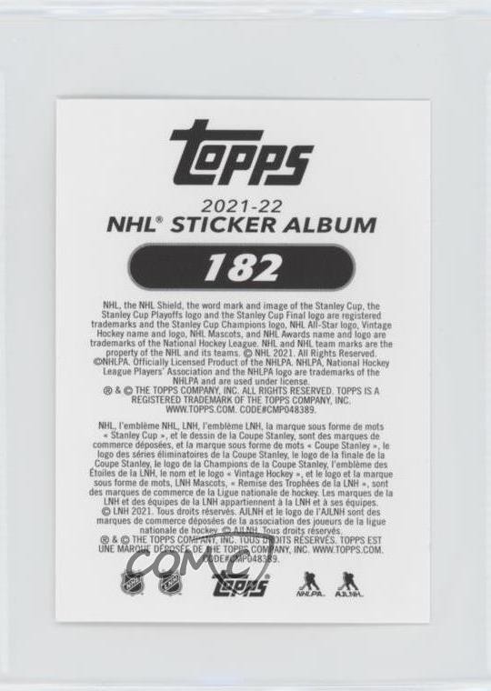 2021-22 Topps NHL Sticker Collection Valeri Nichushkin #182 0y3 | eBay