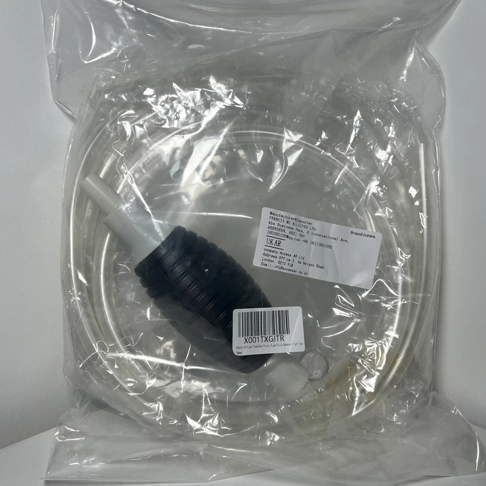 Manual Fuel Pump High Flow Car Hand Siphon Water Petrol Liquid Transfer ...