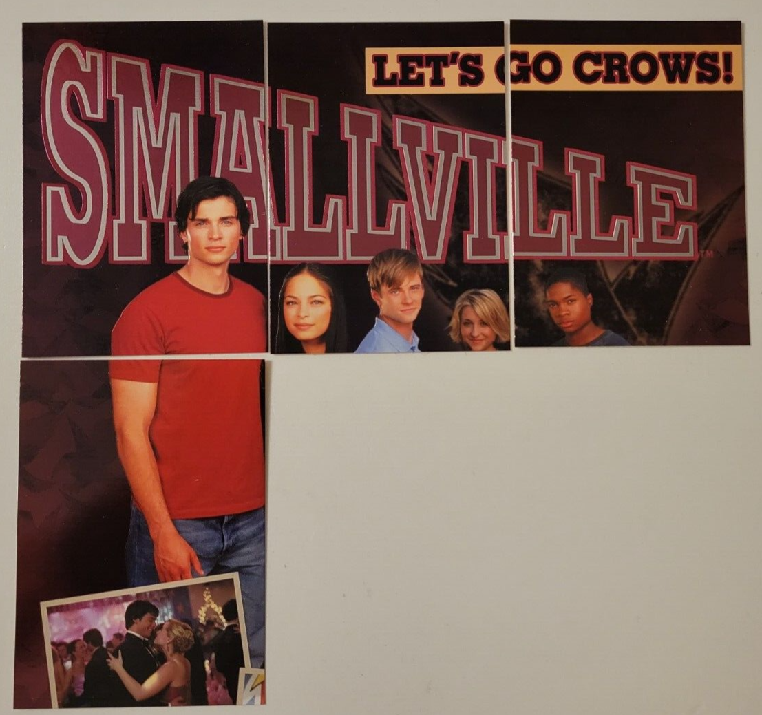 2002 SMALLVILLE HIGH Season 1 CHASE INSERT Puzzle CARDS SH1 SH2 SH3 SH4 ...
