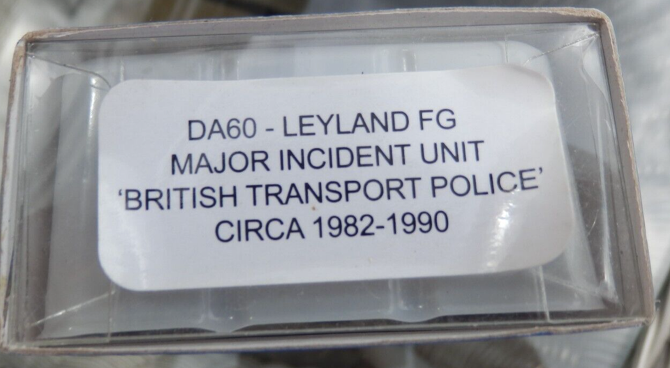 B T Models DA-60 DA60 1/76 Leyland FG Van British Transport Police ...
