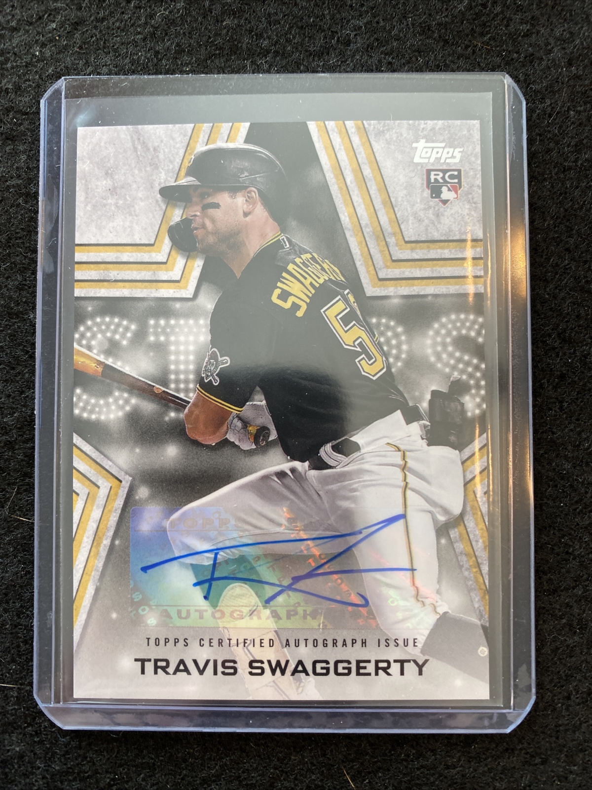 Travis Swaggerty 2023 TOPPS SERIES 1 BASEBALL STARS ROOKIE AUTO #BSA ...