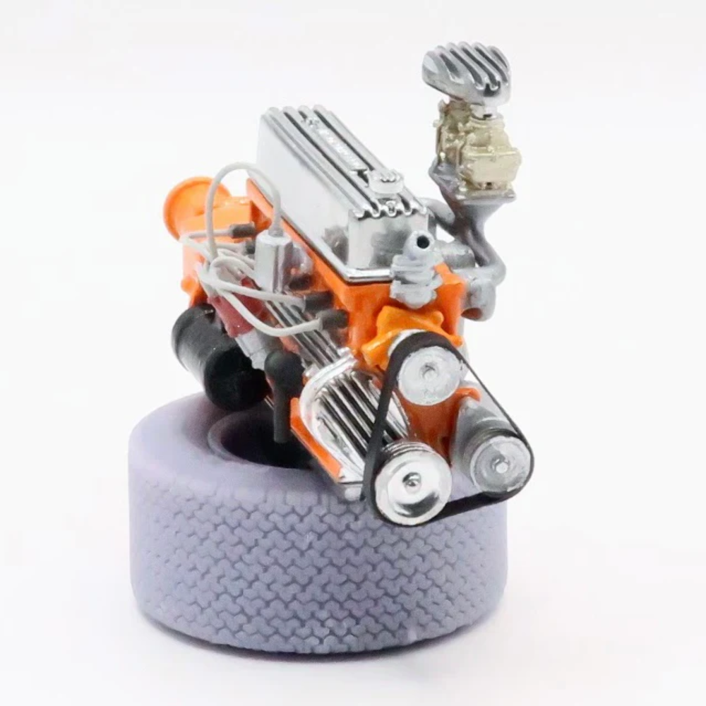 Custom Chevy 235 Engine w/ Finned parts - V6 Straight Six 6 Stovebolt 1 ...
