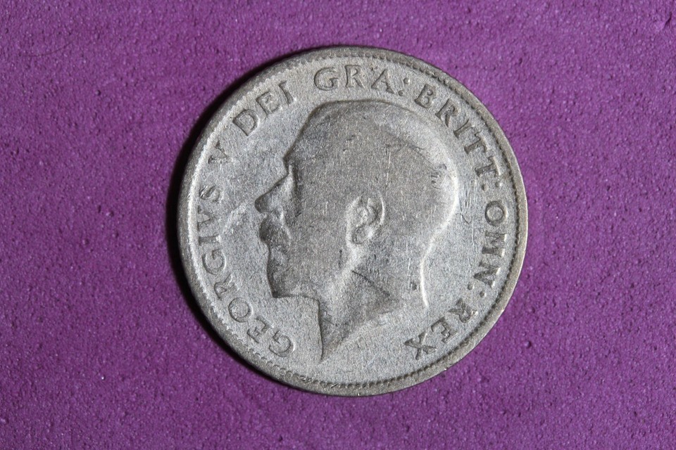 1922 Great Britain 6 Pence Silver Coin #M22182 | eBay