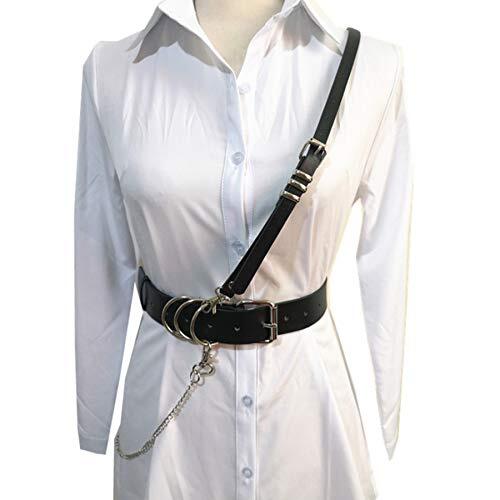 Fashion Harness Waist Body Belt Punk Chest Belt with Chains for Women ...