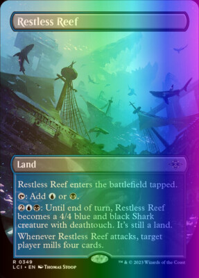 MTG Restless Reef (349/491) The Lost Caverns of Ixalan NM FOIL | eBay