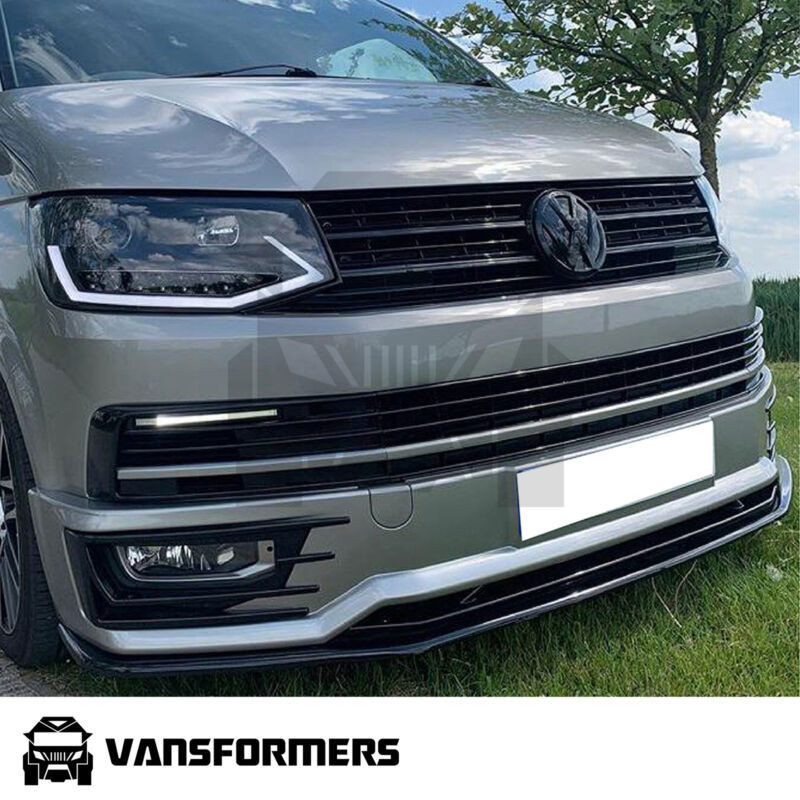 Volkswagen Transporter Lower Front Splitter 2015-2019 Sportline T6 Lip ...