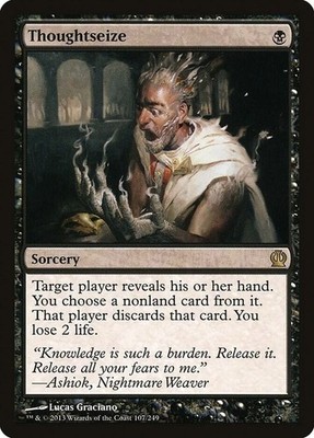 x1 Thoughtseize x1 MTG Theros FOIL Magic The Gathering | eBay