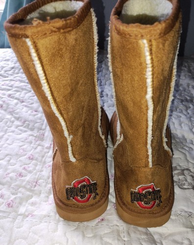 Ohio State Women's Lined Boots. Size 9/10 Brown. Very Nice Condition | eBay