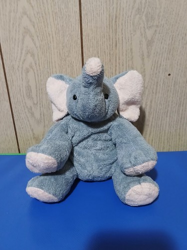 2002 Ty Pluffies TyLux Winks Elephant Gray Pink Beanie Lovey Plush ...
