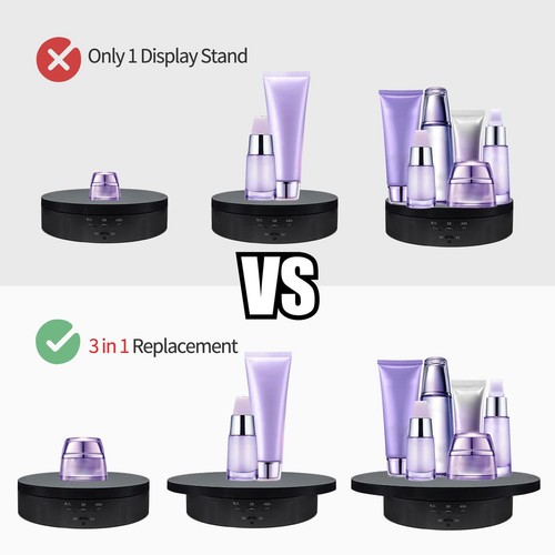 Remote Motorized Rotating Display Stand Turntable Motorized Lazy Susan ...