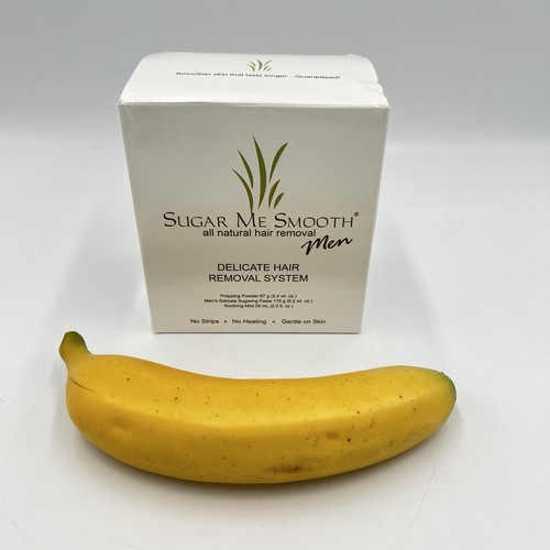 Sugar Me Smooth Men's Delicate Hair Removal Kit - 6.2 oz Natural ...