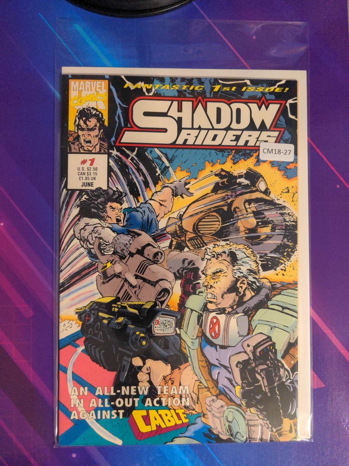 SHADOW RIDERS #1 MINI 9.0 MARVEL UK COMIC BOOK CM18-27 | eBay