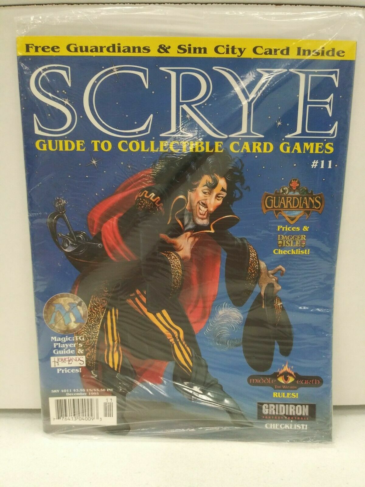 Scrye Magazine #11 December 1995 SEALED Magic the Gathering Homelands ...