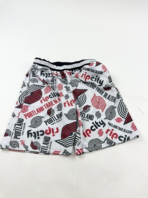 Portland Trail Blazers Shorts Boys L 14-16 All Over Print UNK NBA | eBay