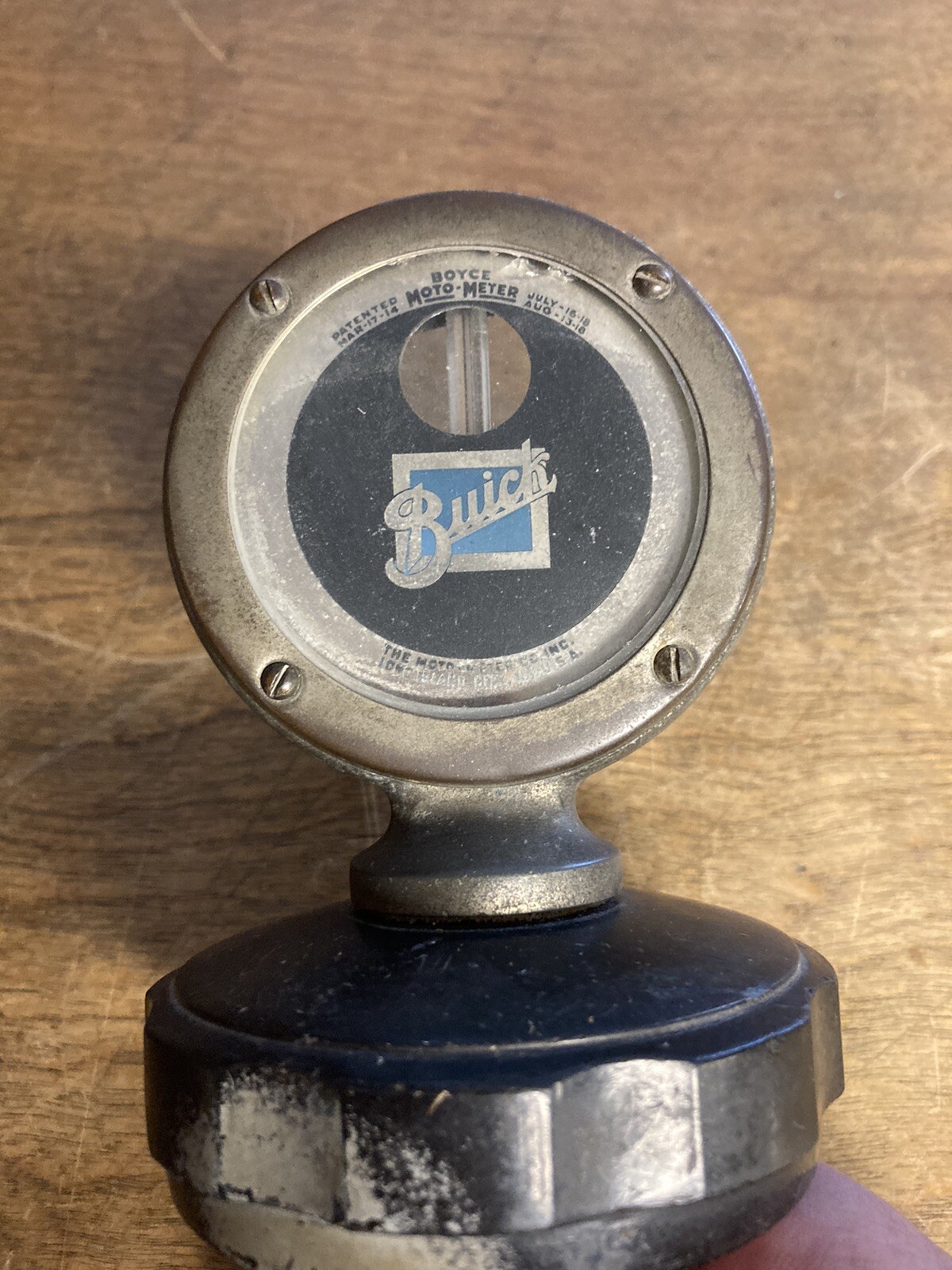 1918 Boyce Motometer Buick Emblem Logo Gas & Oil Vintage Automobile ...