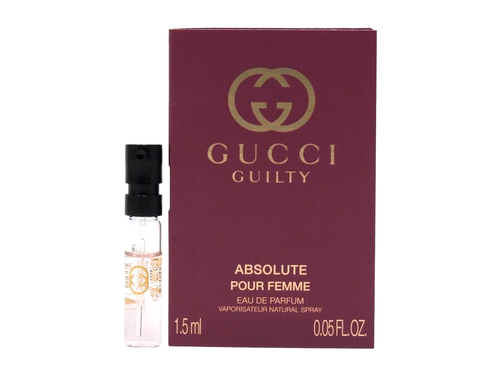 GUCCI GUILTY ABSOLUTE POUR FEMME EDP 1.5ml .05fl oz x 1 PERFUME SPRAY ...