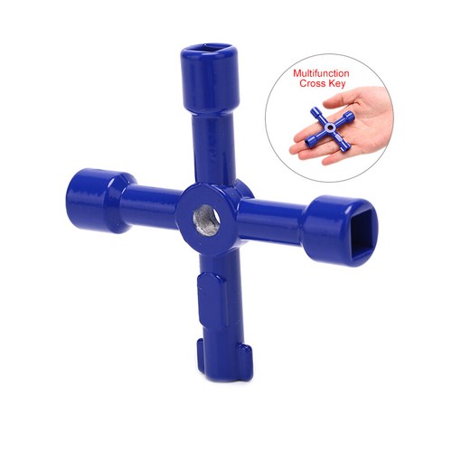 1pc Multifunction 4 Ways Universal Triangle Wrench Key Plumber Keys ...