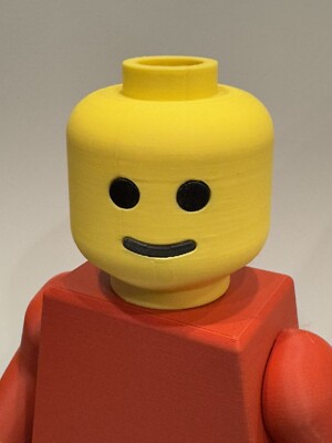 3D Printed - Generic XL Brick Figure / Lego Inspired - 8 Inches Tall | eBay