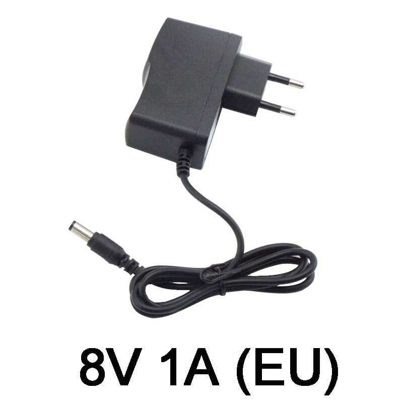 8V Universal Power Supply Adapter 8 Volt 1A 2A 3A Charger AC DC ...