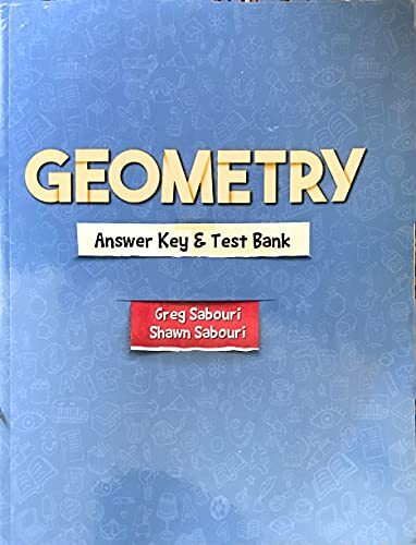 Teaching Textbooks Geometry 2.0 Textbook 12 CD Answer Key Test Bank ...