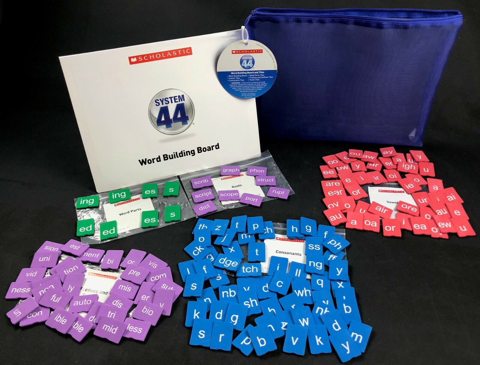 Scholastic SYSTEM 44 - WORD BUILDING BOARD & TILES KIT (in original ...