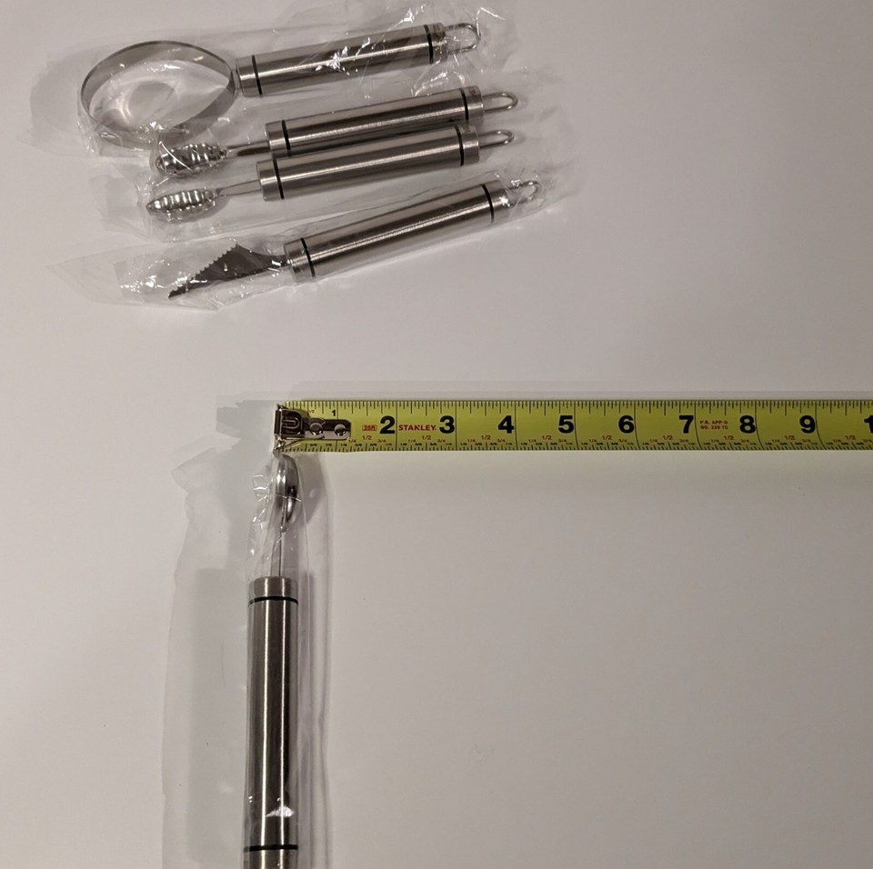 Kitchen Carving Tool Set, Vegetable, Fruit Sculpting, Chef Tool Kit, 5 ...