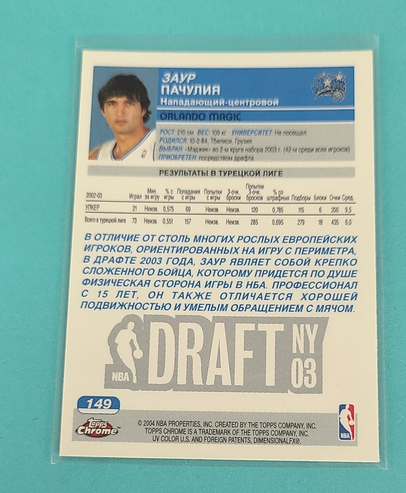 Zaza Pachulia Magic Basketball Card - Shop Our Store Bargain Bin 50% ...