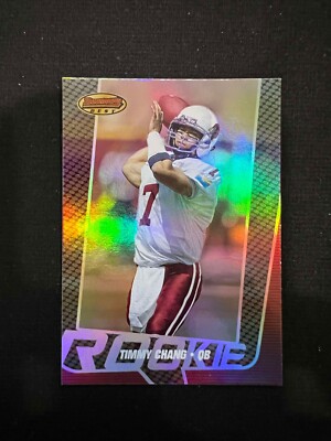 TIMMY CHANG Arizona Cardinals 2005 Bowman's Best NFL Rookie Card RC #90 ...
