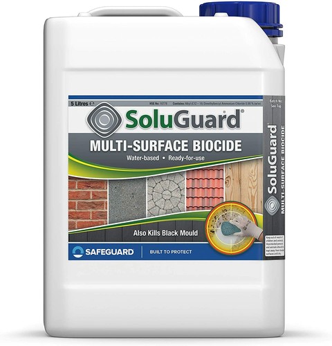 Soluguard Multi Surface Biocide 5L - Fungi, Mould, and Algae Remover ...