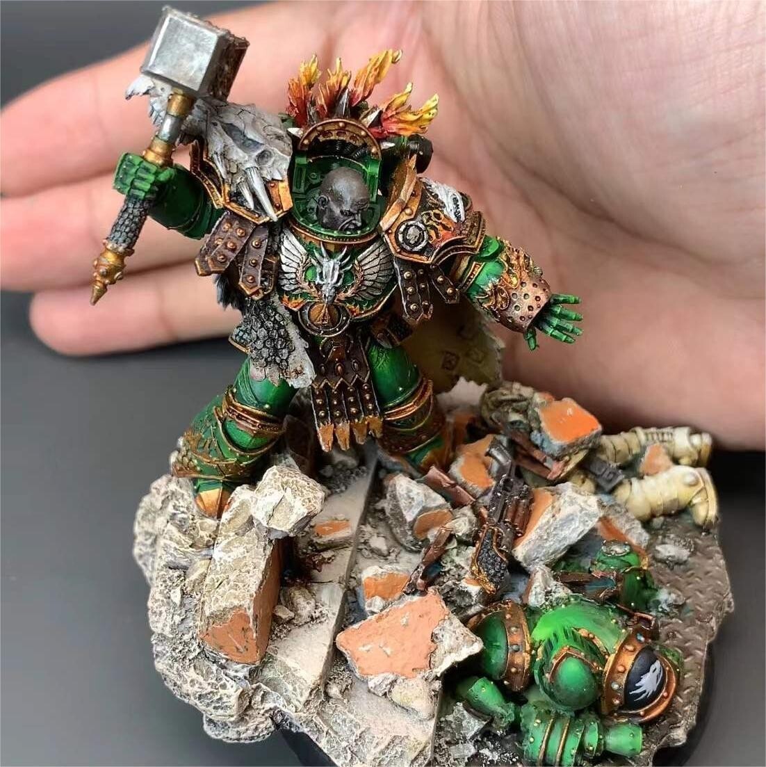 Vulkan Primarch Of The Salamanders Warhammer the Horus Heresy army pro ...