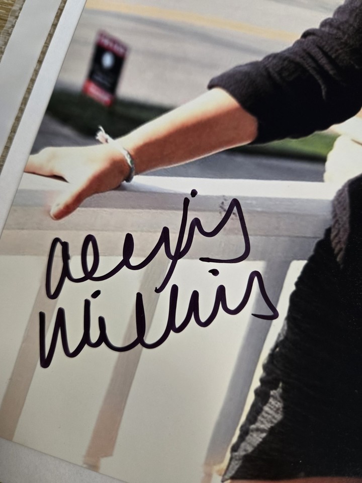 Alexis Wilkins Autographed Signed 8x10" Photograph Singer Sexy Portrait ...