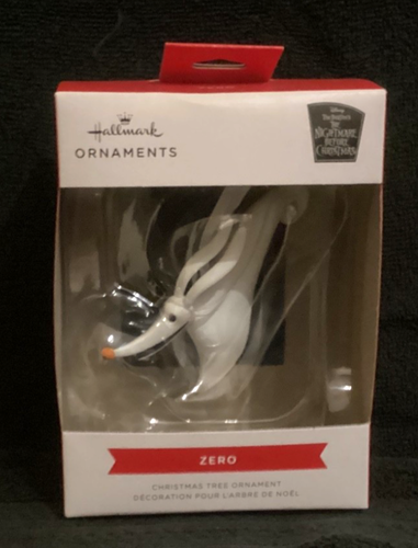 Hallmark Nightmare Before Christmas Zero Christmas Tree Ornament Disney ...