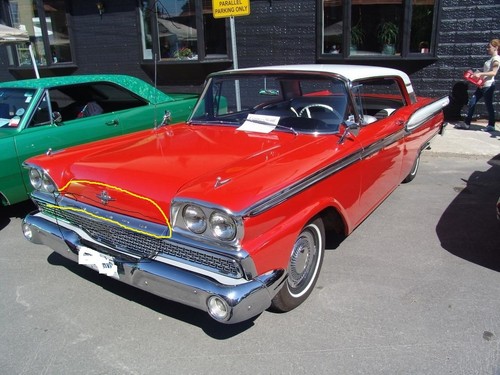 1959 ford canadian ford meteor front emblem letters and chrome trim | eBay