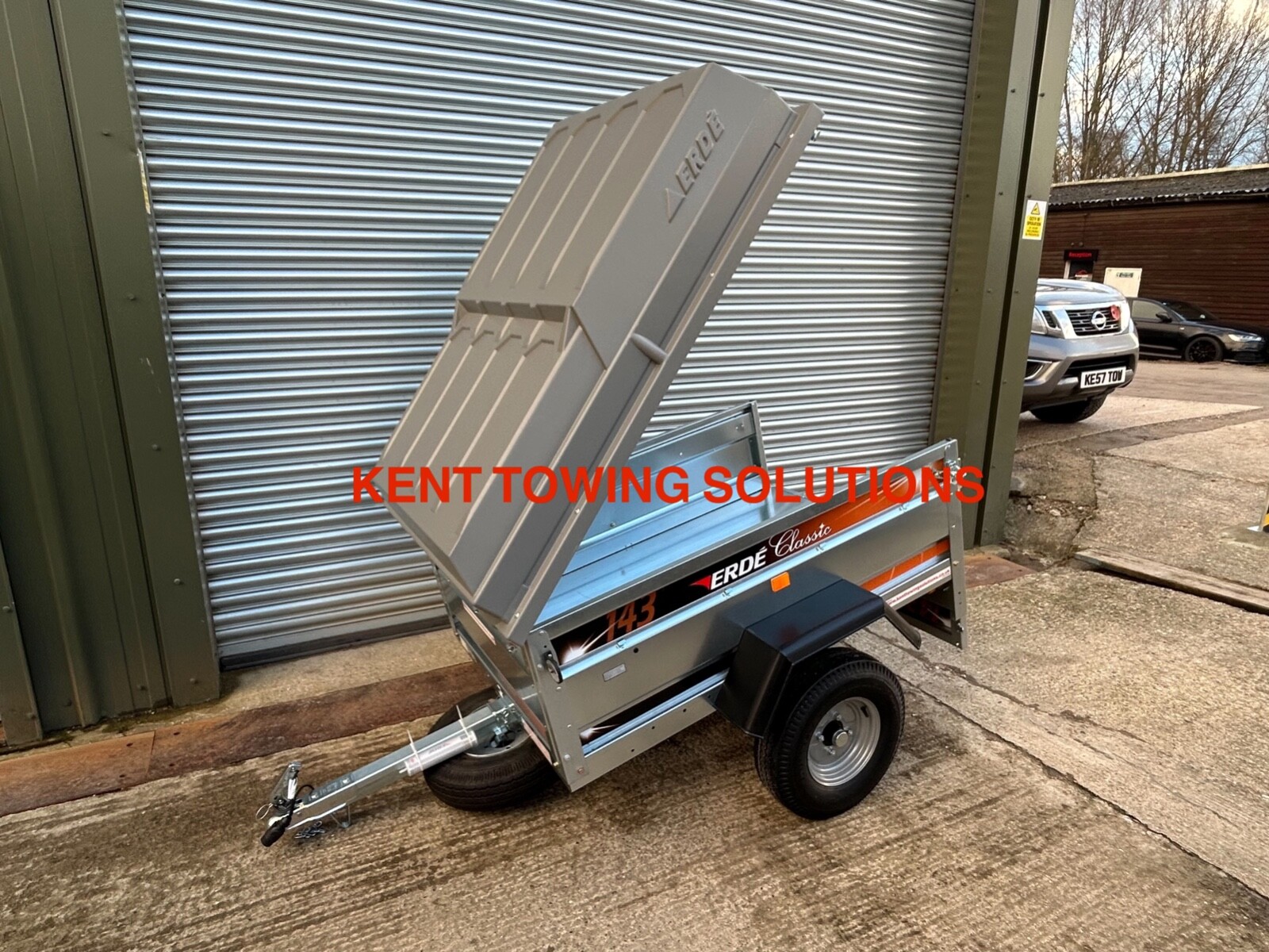 NEW Erde 143 Box Car Camping Trailer With Lockable ABS Hard Top Cover ...