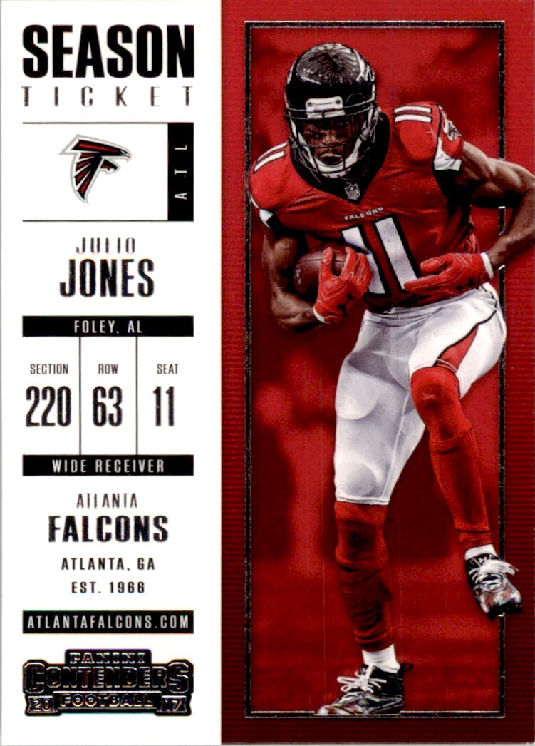 2017 Panini Contenders. Julio Jones Football Cards. #1 | eBay