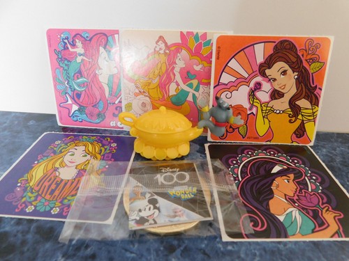 Kinder Joy Disney Princess Stickers Aladdin Genie in the Lamp Mini ...