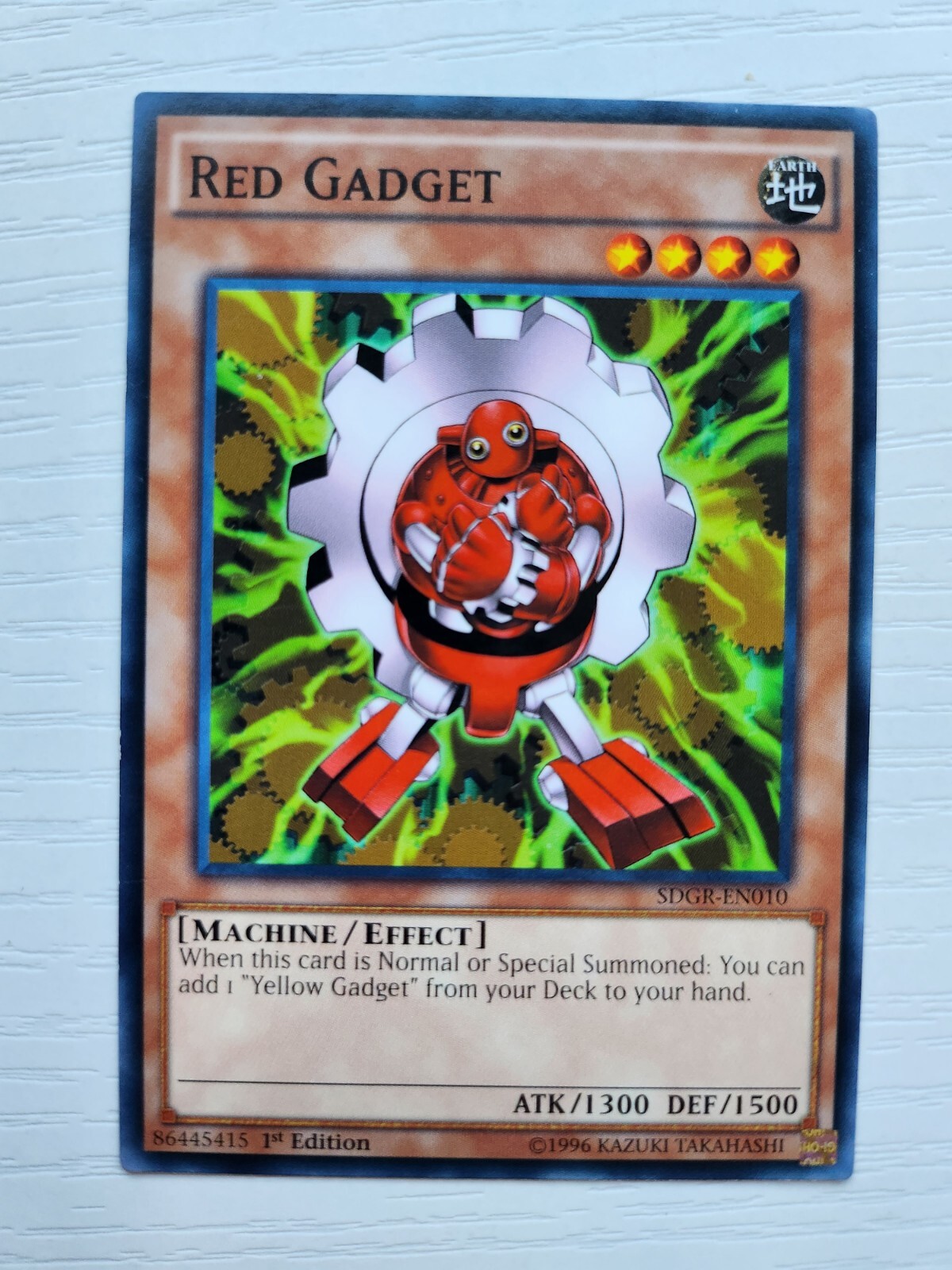 Yugioh TCG - Red Gadget - Common 1st ed - SDGR-EN010 | eBay