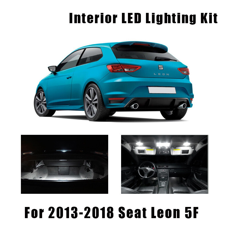 16pcs Canbus LED Interior Lights Kit For 2013-2018 Seat Leon MK3 5F 5F1 ...