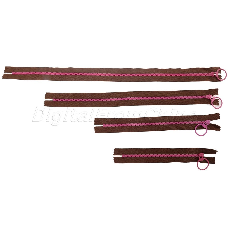 10pcs Zip Zipper Closed End Hanging Ring Puller Sewing Accessories 15 ...