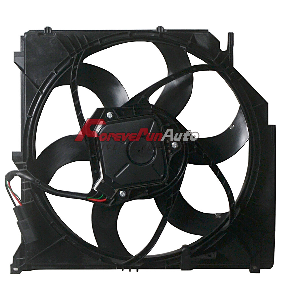 Radiator Cooling Fan Assembly For 2004-11 BMW X3 E83 2.5L 3.0L 400W ...