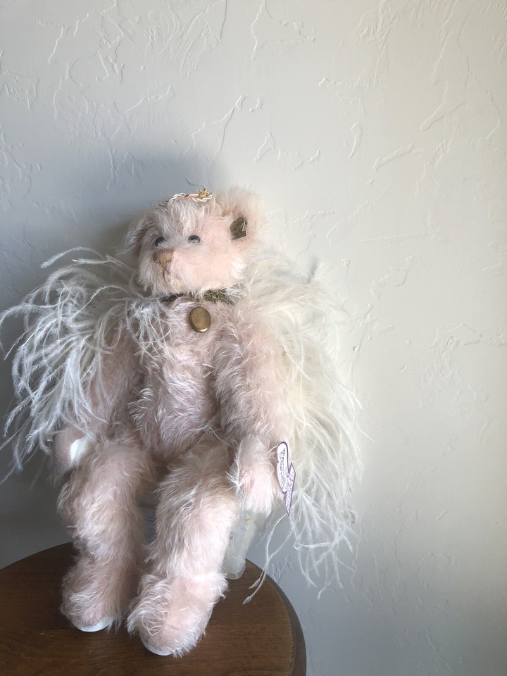 Annette Funicello-Faith-Mohair Angel Bear Locket of Annette's Original ...