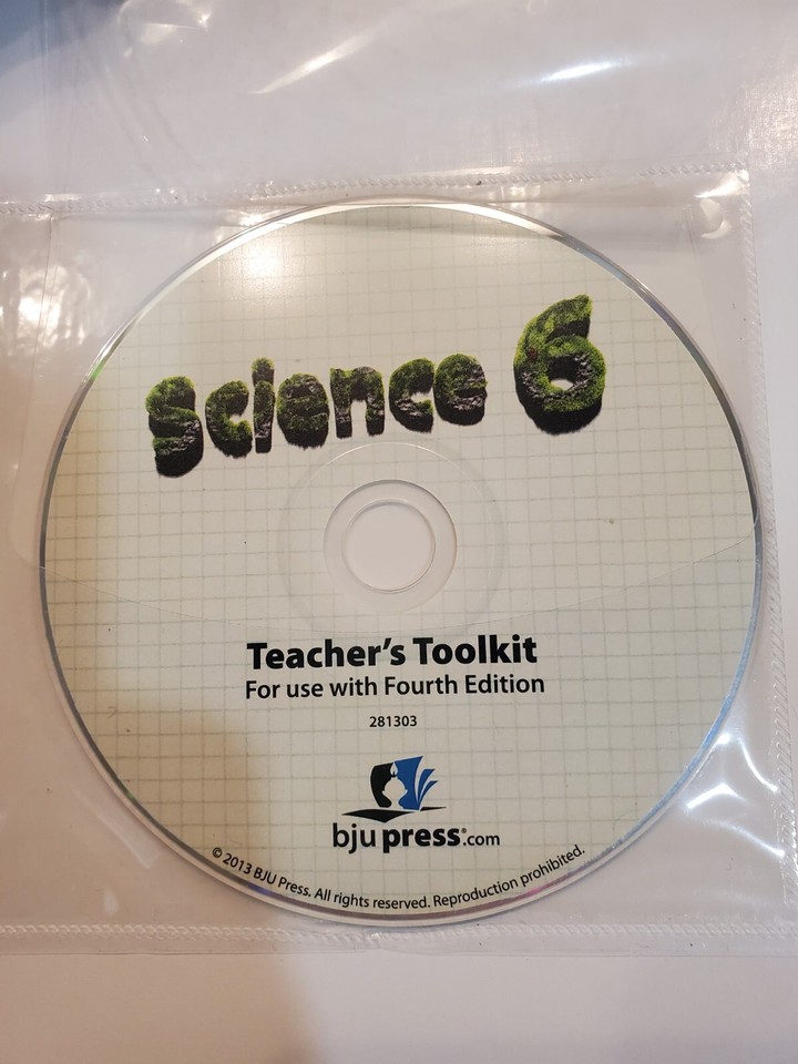 BJU Press Science 6 SET Teacher Edition Student Text Activity Manual ...
