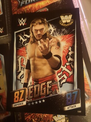 Carte Catch Slam Attax Topps 2015 Then Now Forever #199 Edge | eBay