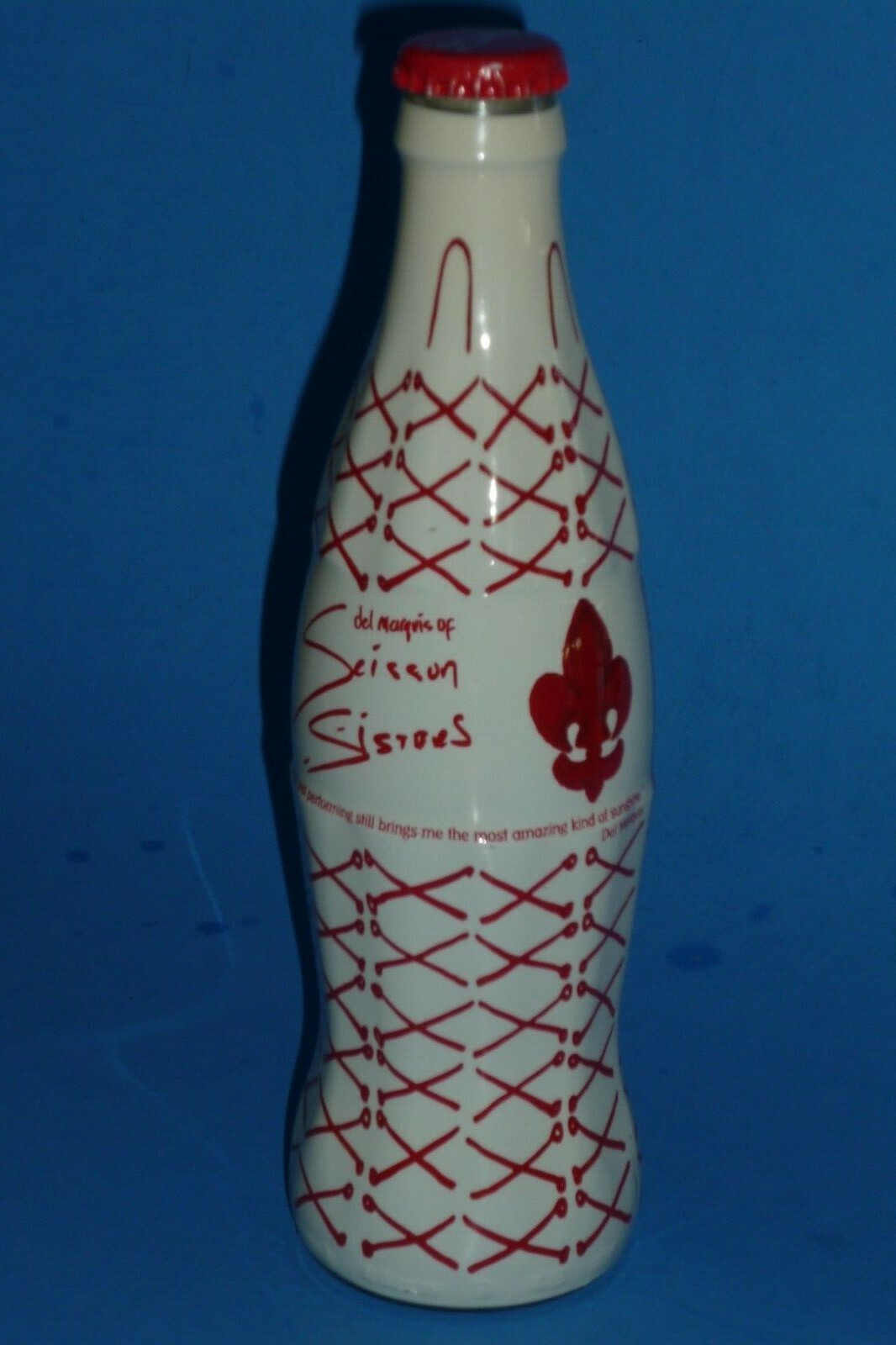 RARE DEL MARQUIS SCISSOR SISTERS WRAPPED COKE COCA COLA FULL BOTTLE - U ...